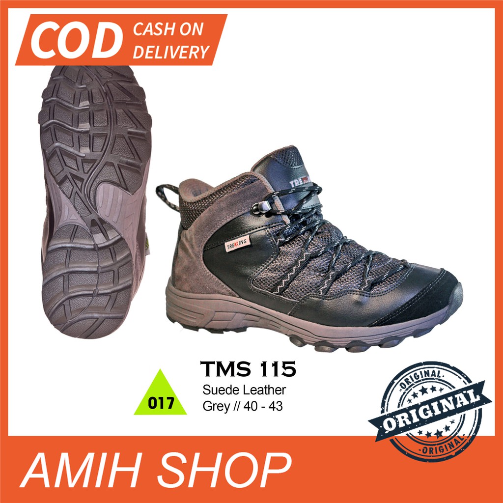 Jual SEPATU GUNUNG HIKING BOOT ADVENTURE PRIA TREKKING - TMS 115 ...