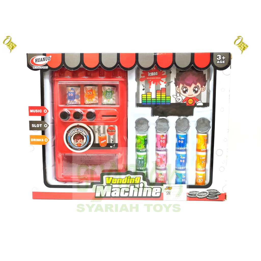 Jual SYARIAH TOYS Mainan Anak Mesin Minuman Otomatis / Fun Vending ...