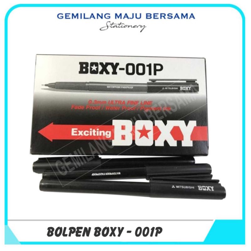 Jual Bolpen Boxy Sign Pen 001 (Harga Per Lsn = 12 buah) | Shopee Indonesia