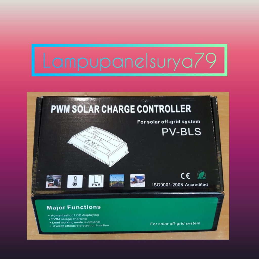 Jual PWM Solar Charge Controller 12V 24V 20A With Dual USB | Shopee ...