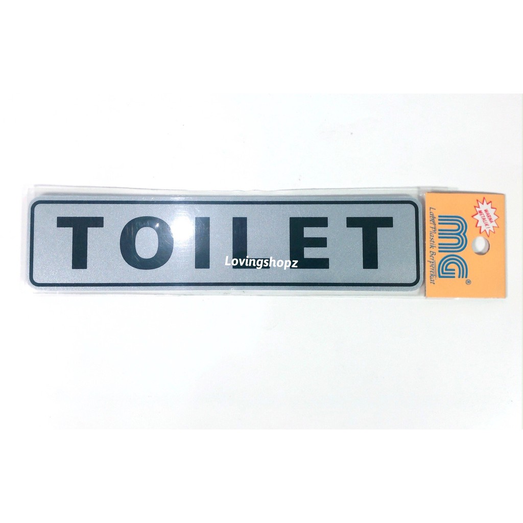 Jual Sticker Tulisan Toilet, Sticker Toilet | Shopee Indonesia