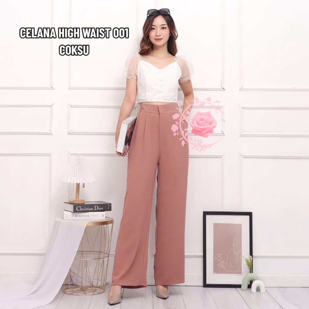Jual CELANA HIGHWAIST MODEL KULOT CANTIK UNTUK BERBAGAI ACARA, TERSEDIA ...