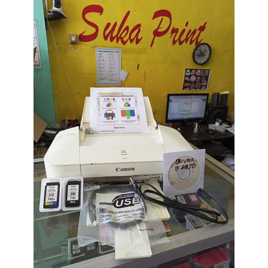Jual Printer Canon ip2870 Second Siap Pakai | Shopee Indonesia