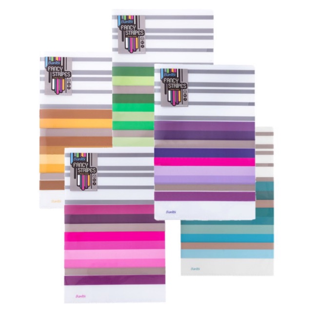 Jual MAP L BANTEX FANCY STRIPES 2247 | L SHAPE FOLDER | ISI 3 LEMBAR ...