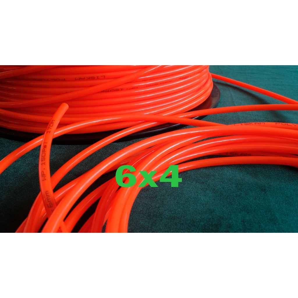 Jual Selang angin Pneumatic PU / Polyurethane 6x4 | Shopee Indonesia