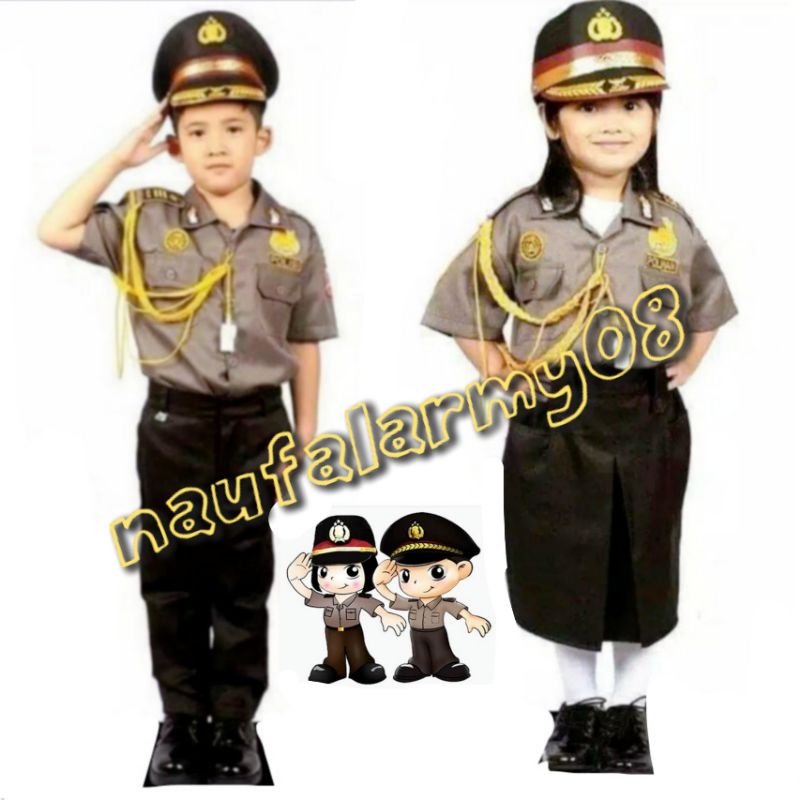 Jual seragam polisi Sabhara anak kostum | Shopee Indonesia