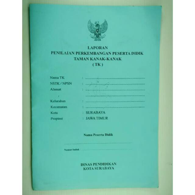 Jual Buku Raport TK / PAUD (minim 50 pcs) | Shopee Indonesia