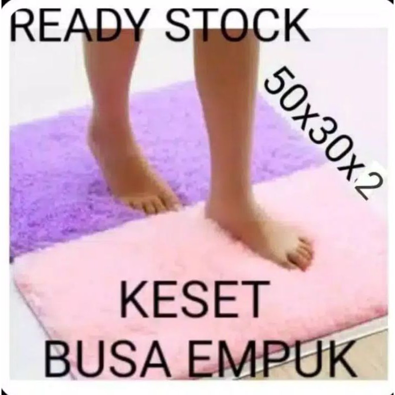Jual Keset Kaki/Keset Busa/Keset Bulu Rasfur (50x30x3cm) | Shopee Indonesia