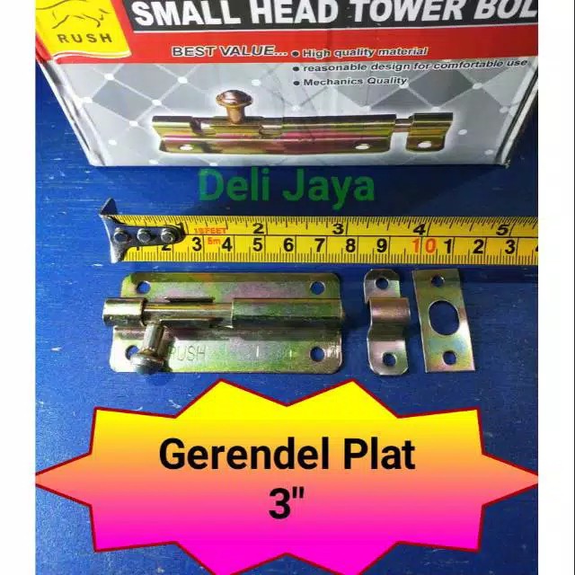 Jual Grendel Plat Tebal 3 inch | Shopee Indonesia