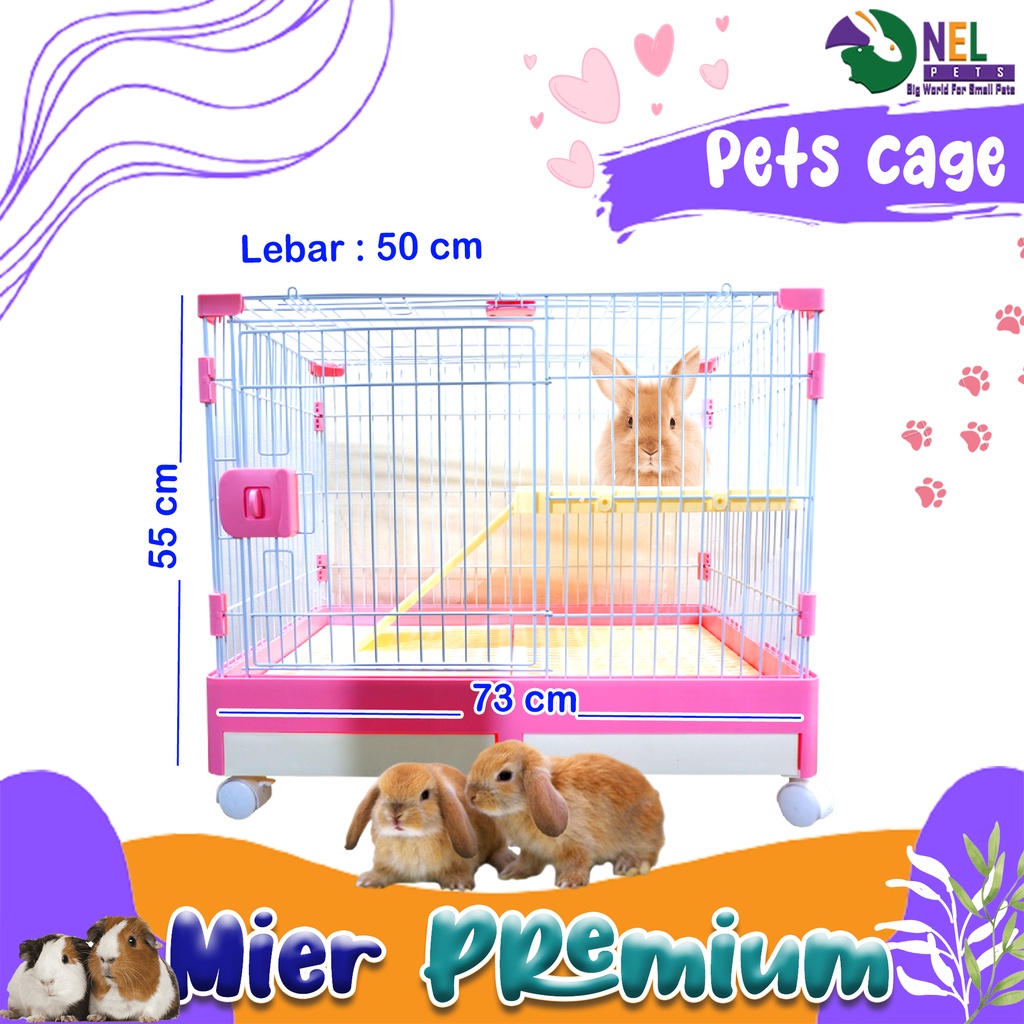 Jual KANDANG KELINCI PREMIUM MIER PET RABBIT CAGE/kandang kucing ...