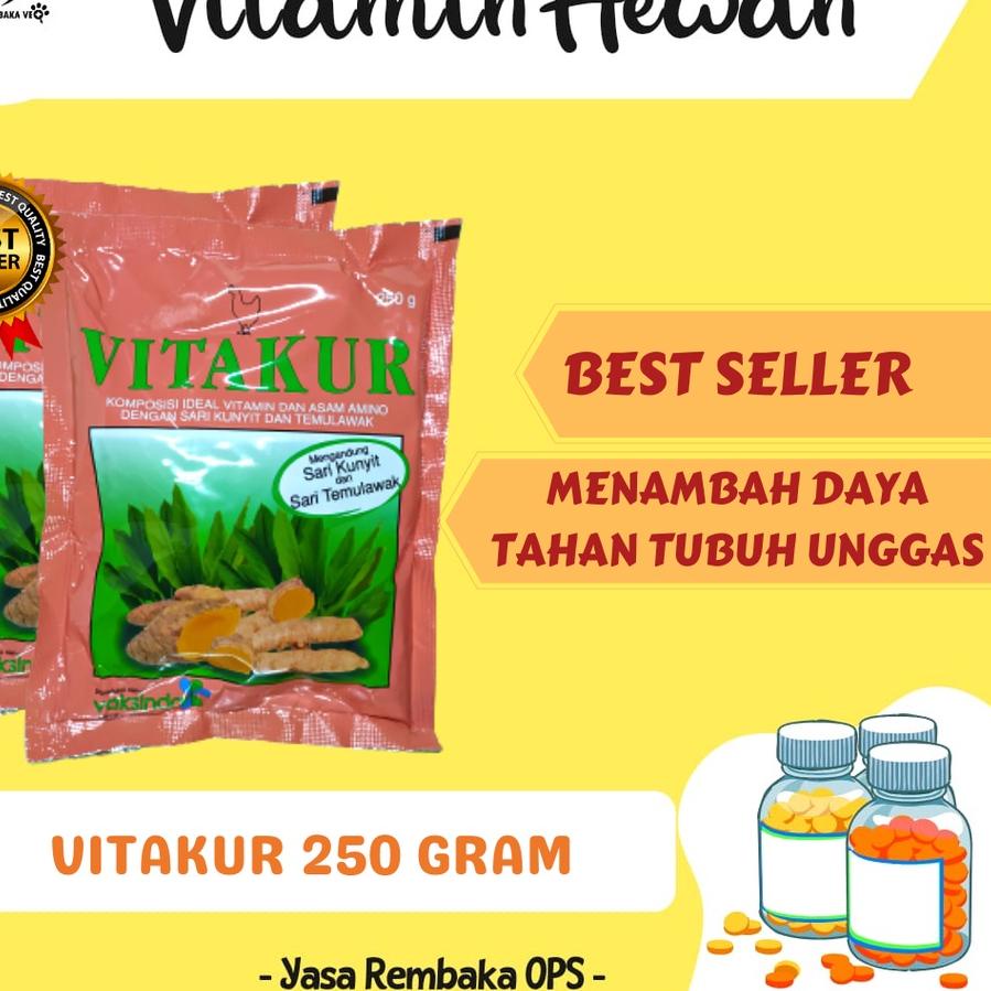 Jual Review VITAKUR 250gr - Vitamin Herbal Hewan Ternak #alltrend ...