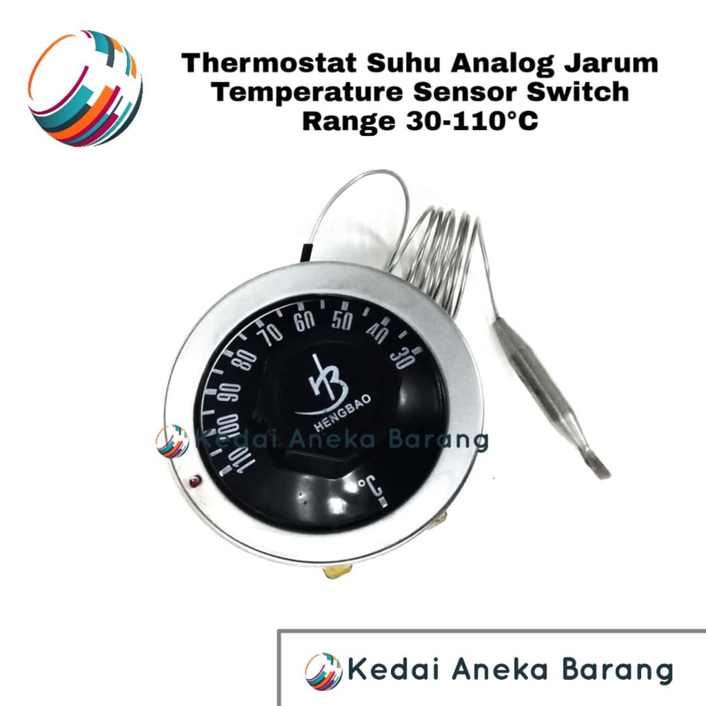 Jual Thermostat Suhu Temperature Temperatur Sensor Switch Sensor Panas ...