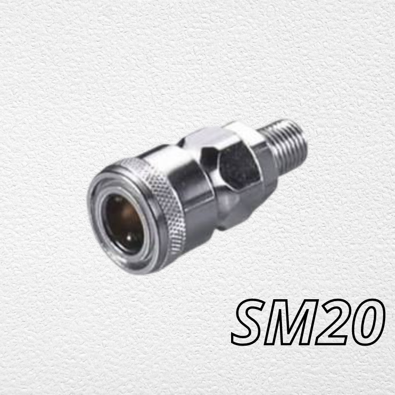 Jual Sambungan Selang Kompresor Angin Quick Coupler Adapter Plug Soket ...