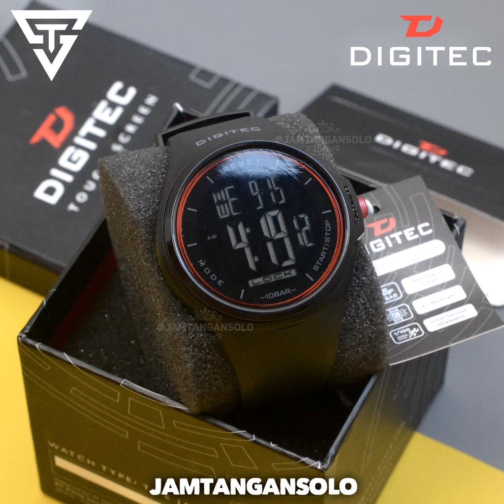 Jual JAM TANGAN DIGITEC TOUCH SCREEN ORIGINAL WATER RESIST PRIA DIGITAL ...