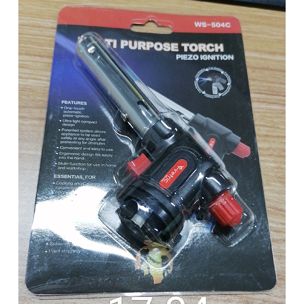 Jual Flame Gun Kepala Gas Multi Purpose Torch 1300 Celcius Fire Torch ...