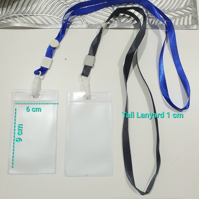 Jual Set Tali Panitia Plastik ID CARD Name Tag Tali Card Holder ...