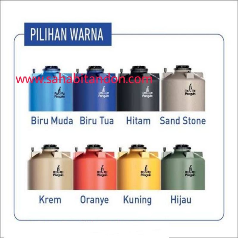 Jual Tandon Air /Toren Air /Tangki Air Penguin R4 650 Liter | Shopee ...