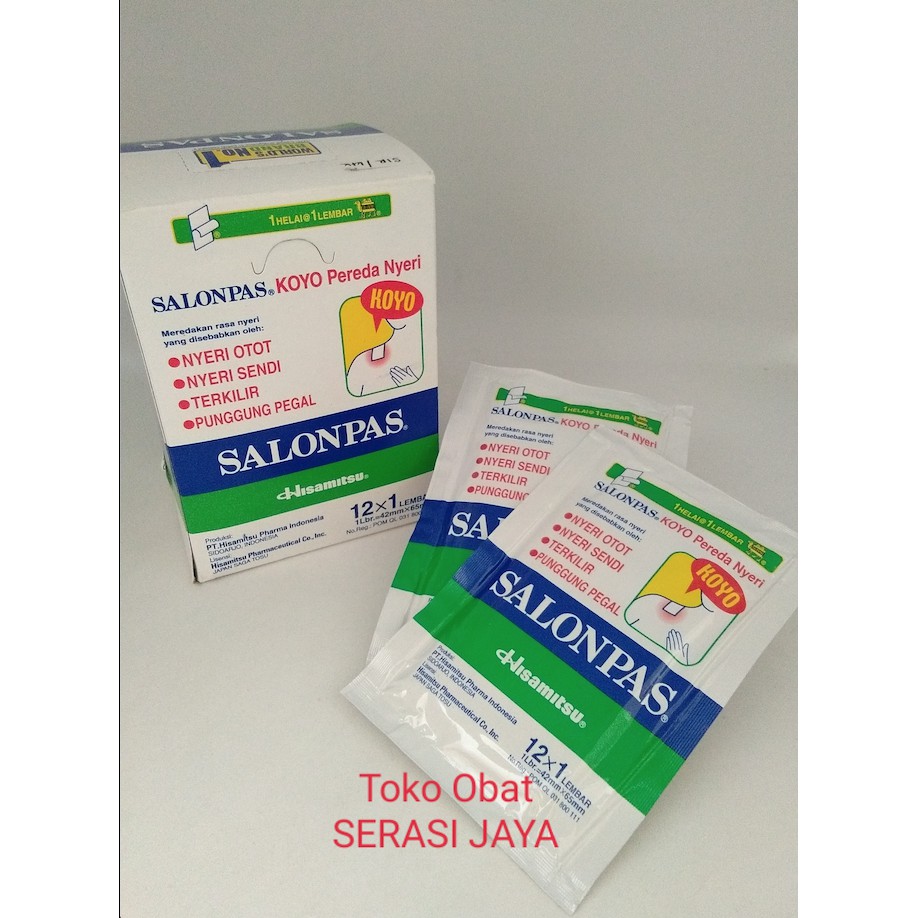 Jual Salonpas Koyo Sachet 12 Lembar & Salonpas Besar 2*2 Kesehatan Otot ...