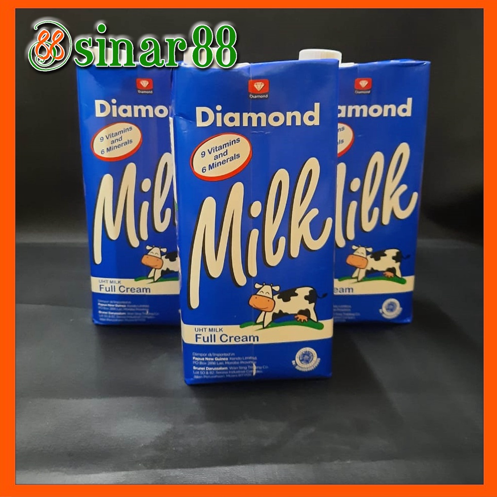 Jual Diamond UHT 1 Liter per Dus isi 12 | Shopee Indonesia