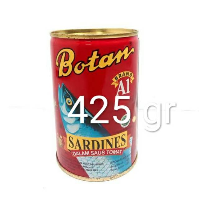 Jual Botan sarden 425gr ikan sarden | Shopee Indonesia