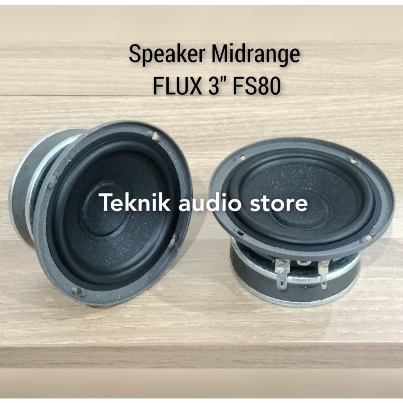 Jual Speaker Midrange FLUX FS80 3inch | Shopee Indonesia