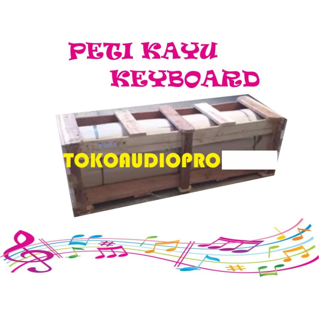 Jual Packing Kayu Keyboard / Extra Packing Kayu Keyboard / Peti Kayu ...