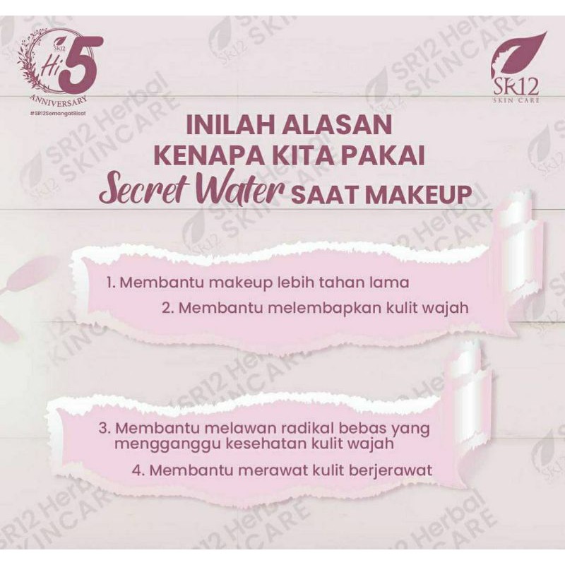 Jual Nature Secret Water SR12 60ml | Shopee Indonesia