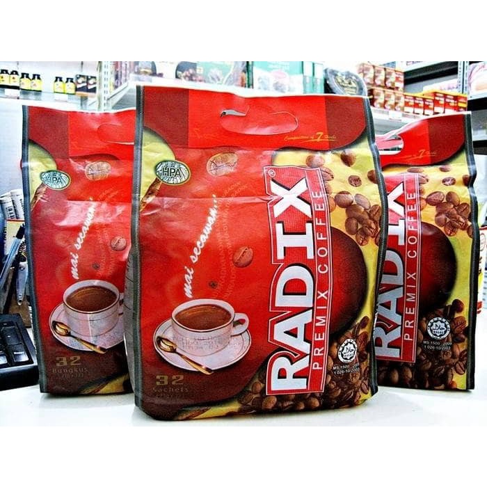 Jual KOPI RADIX HPA Malaysia| Radix Coffee Original 32 sachet | Shopee ...