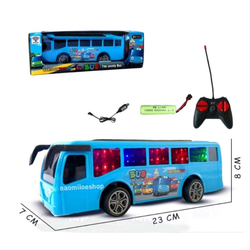 Jual RC Tayo 1 : 18 Mainan Bus Remote Control Radio Control BUS Tayo RC | Shopee Indonesia