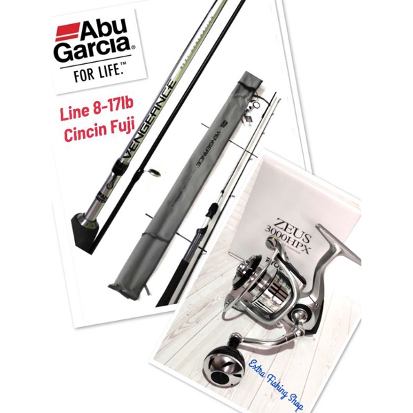 Jual SILVER EDITION!! PAKET MANCING ABU GARCIA VENGEANCE 10-20lb DAN ...