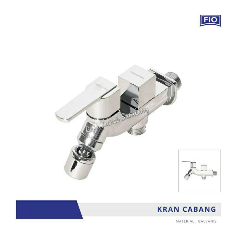 Jual Kran Cabang Shower/Kran Double Shower/Kran Shower Chrome Tebal ...