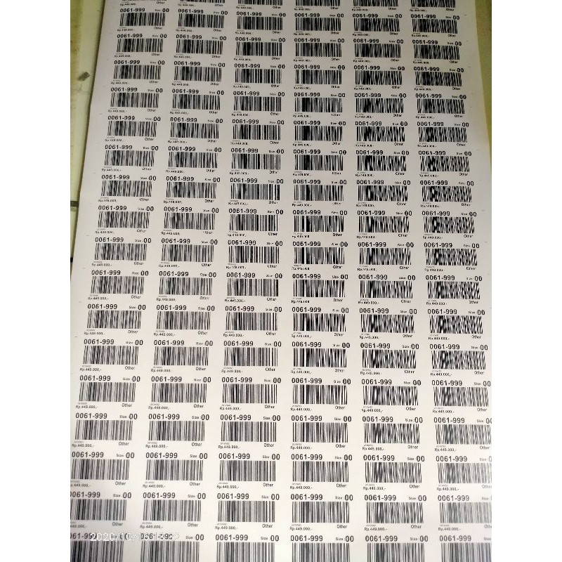 Jual Cetak Stiker Barcode | Shopee Indonesia