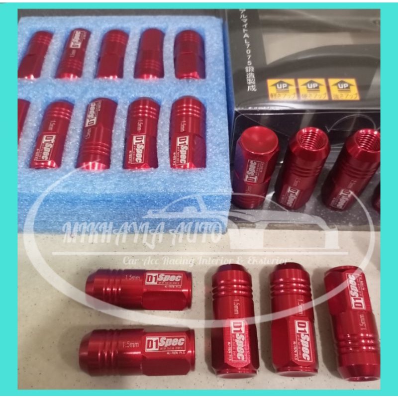 Jual Lugnut D1 Spec Baut Roda Racing D1 spec Ukuran 1,5mm Universal ...