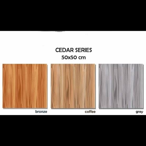 Jual Keramik Lantai - Kobin Cedar Series Motif Kayu 50x50 | Shopee ...