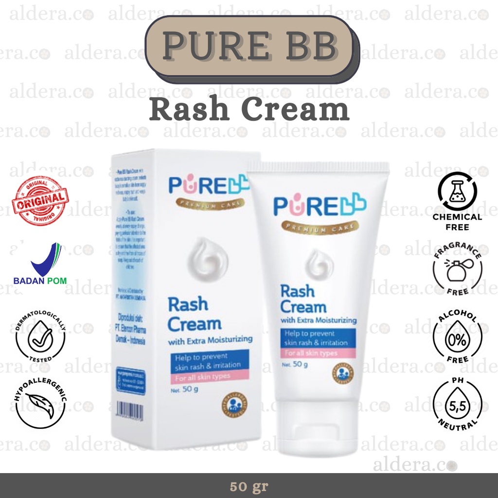 Jual PURE BB Rash Cream — Pure Baby Rash Cream , Purebb Rash Cream ...