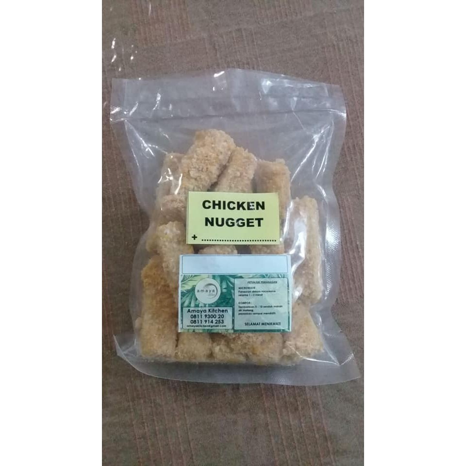 Jual Homemade Chicken Nugget (Frozen) by Amaya Kitchen | Shopee Indonesia