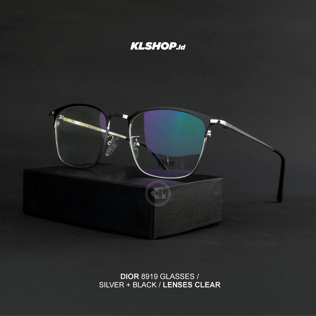 Jual KACAMAT KOTAK DR 8919 SIMPLE BESI SILVER BLACK | Shopee Indonesia