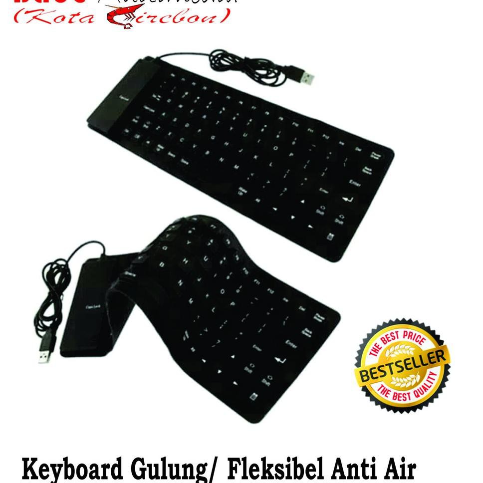 Jual Keyboard Fleksibel Notbook Laptop USB Anti Air Gulung Portable ...