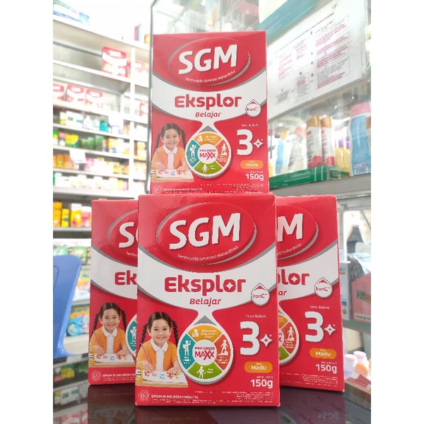 Jual SGM EKSPLOR BELAJAR 3 PLUS 150gr (MADU) | Shopee Indonesia