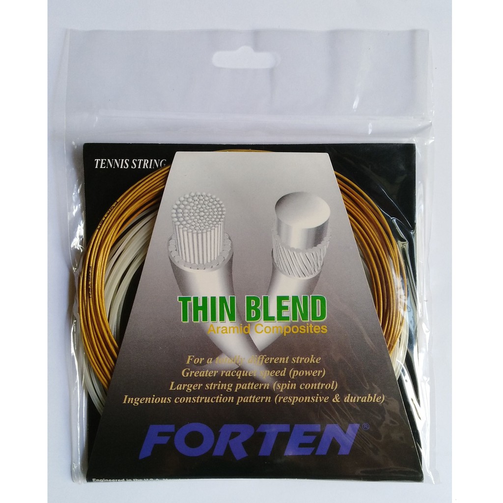 Jual Senar Tenis HYBRID Forten THIN BLEND Original (POWER, SPIN, SLICE ...