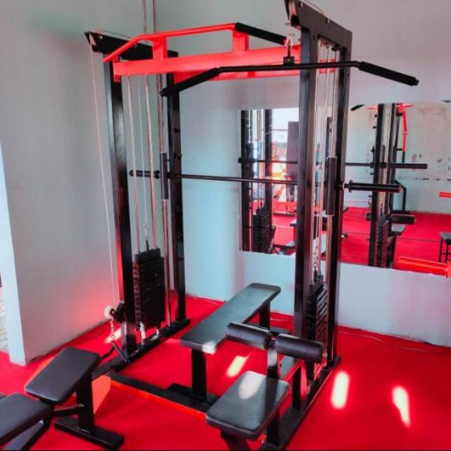 Jual Alat fitness Smith Machine Multifungsi | Shopee Indonesia