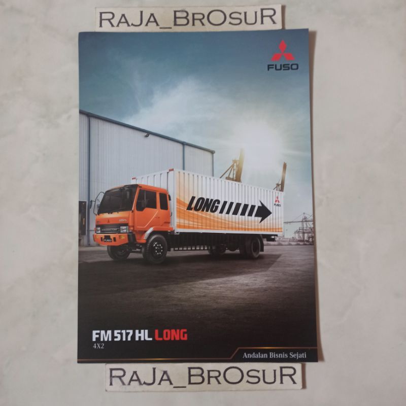 Jual Poster brosur katalog flyer Mitsubishi Fuso Boks Besi FM517HL Long 220PS 4x2 2018 | Shopee ...