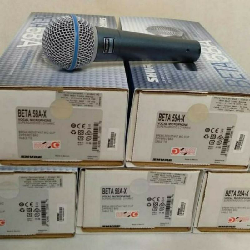 Jual Microphone Shure Beta 58A garansi resmi Beta 58a Beta 58A original | Shopee Indonesia