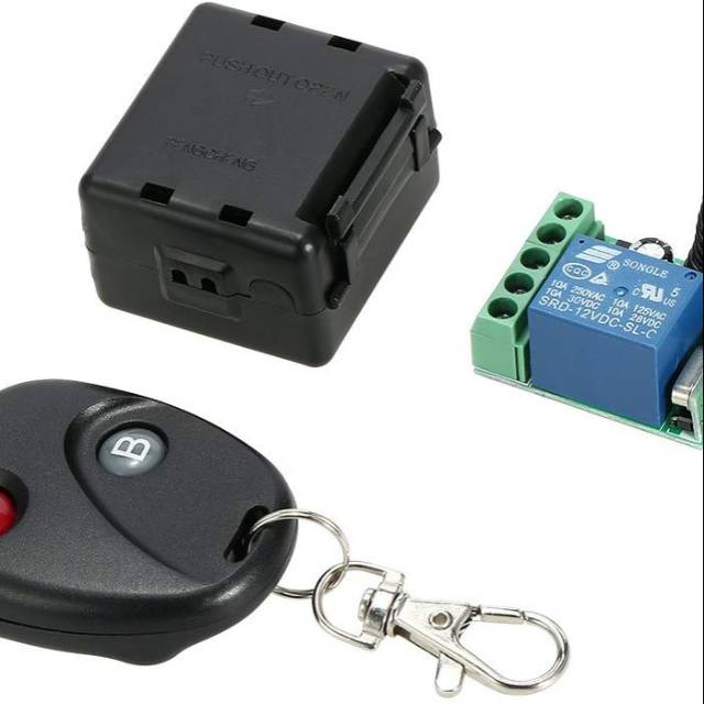 Jual Wireless Remote Switch Relay Receiver Transmitter Remote Control ...