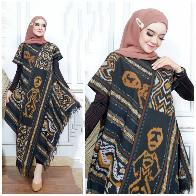 Jual dress tenun etnik - dress tenun slempang - dress etnik - dress ...