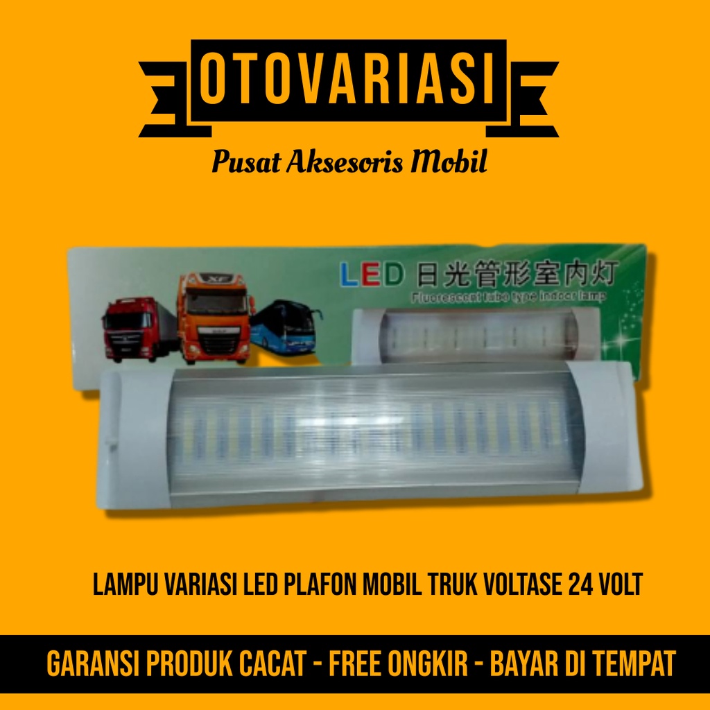 Jual Lampu Variasi Led Plafon Atap Mobil Truck Truk Voltase 24 Volt ...