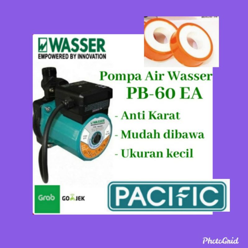 Jual Pompa air booster mini WASSER pb 60 pendorong shower | Shopee ...