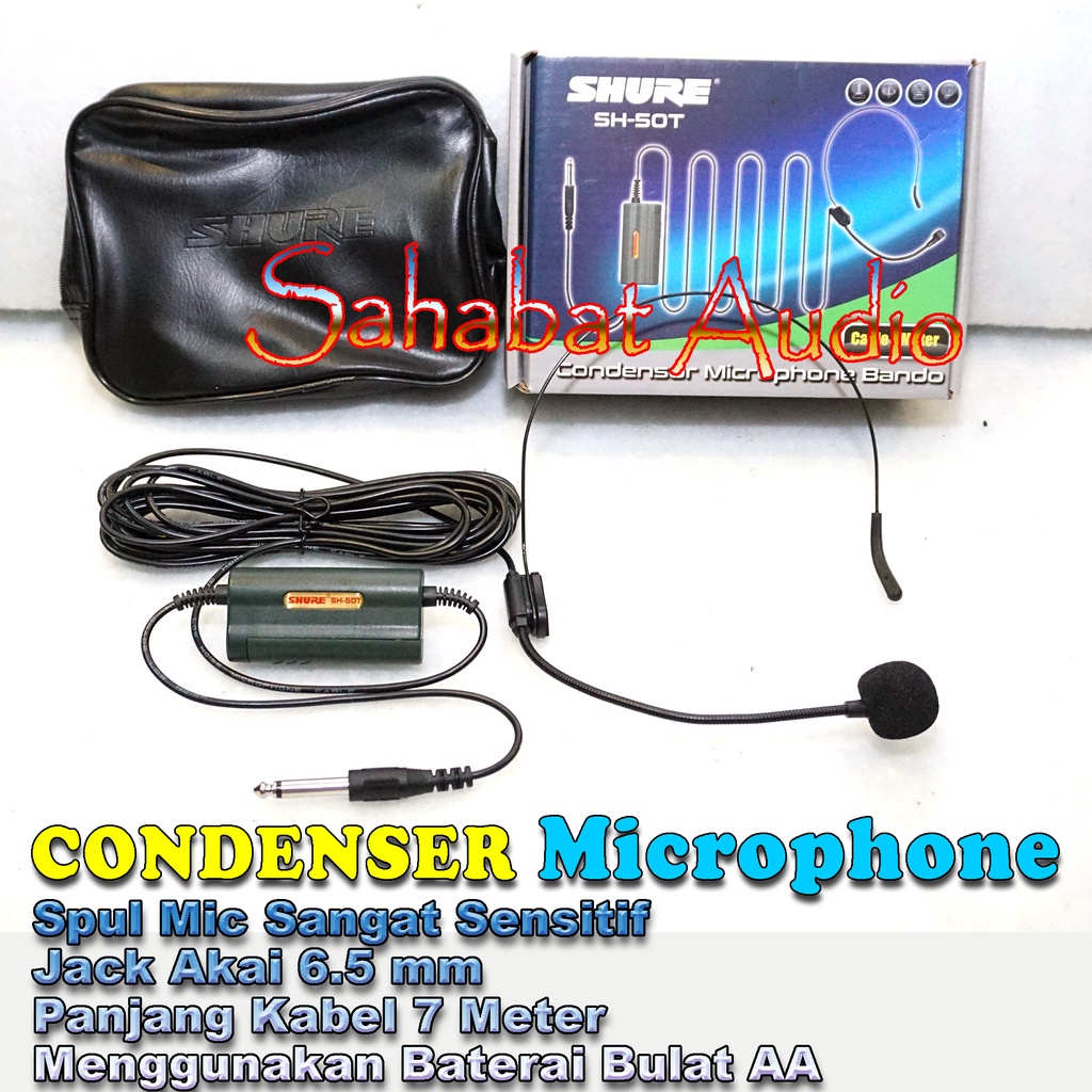 Jual Mic Bando SH 50T / Mic Condenser Bandol SH - 50T/ Microphone ...