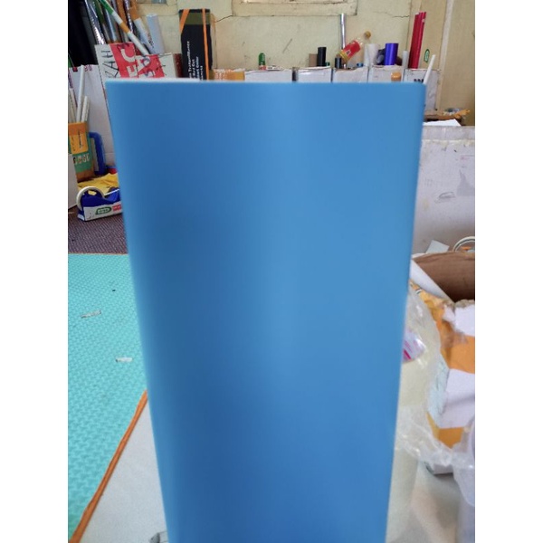 Jual Stiker Skotlet Biru Muda Glosy Skotlet Ice Blue Scotlite Ligt Blue ...