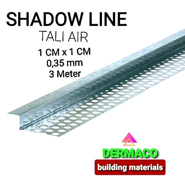 Jual SHADOW LINE GYPSUM 1x1 / TALI AIR PLAFON GYPSUM 3 Meter | Shopee ...